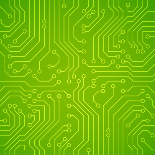 High tech electronic circuit board Royalty Free Vector Image