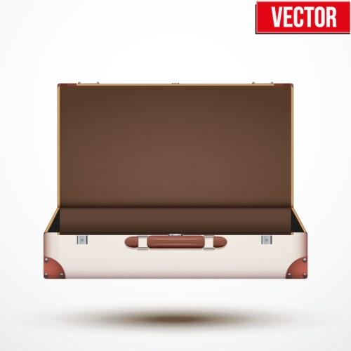 Open suitcase icon outline style Royalty Free Vector Image