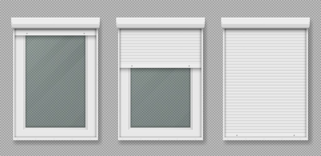 Open window template view Royalty Free Vector Image