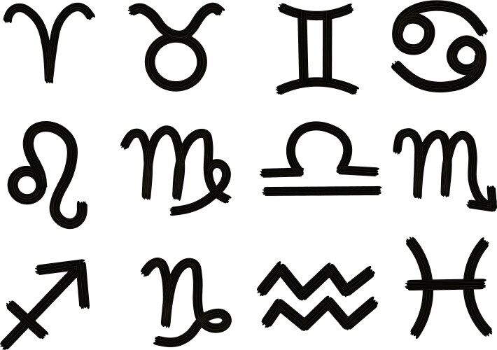 Zodiac Chart Vector Images (over 2,000)