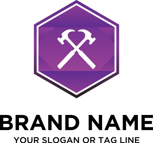 Logo tools Royalty Free Vector Image - VectorStock