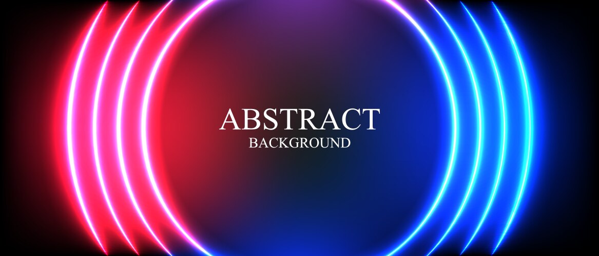 A circle glow digital background with lights Vector Image