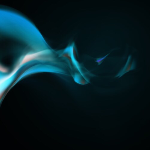 Blue smoke background Royalty Free Vector Image