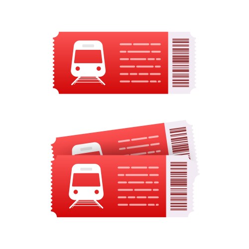 Ticket bus great design for any purposes Vector Image