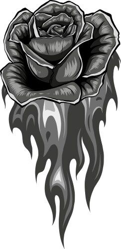 Rose Flower Fire Vector Images (over 1,000)