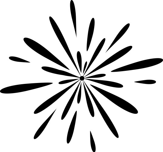 Cute snowflake isolated on white background Vector Image