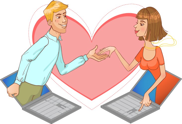 Proposal engagement dating concept Royalty Free Vector Image