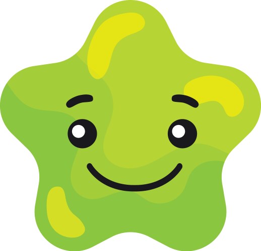 Cute happy star shape icon Royalty Free Vector Image