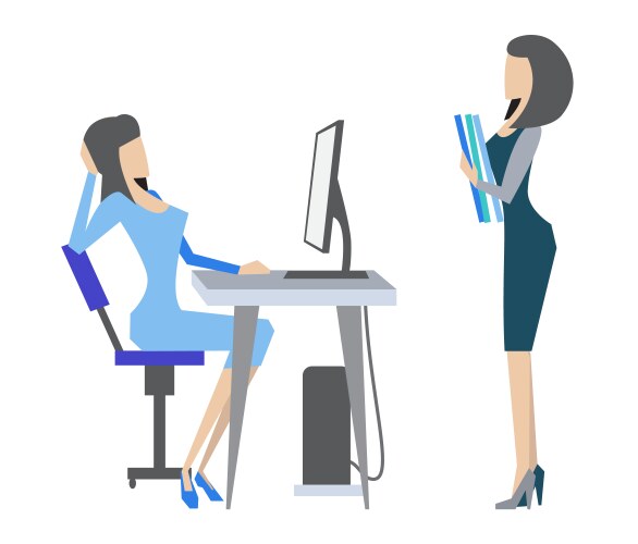 Management and leadership concept on transparent Vector Image