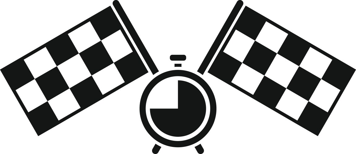 Finish flag icon simple style Royalty Free Vector Image