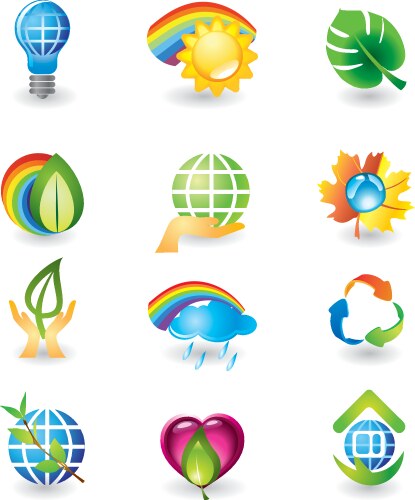 Environment elements Royalty Free Vector Image