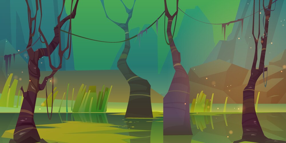 Swamp Cartoon Vector Images (over 4,100)