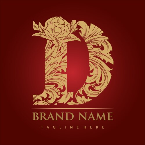 Calligraphy Alphabet D Vector Images (over 10,000)