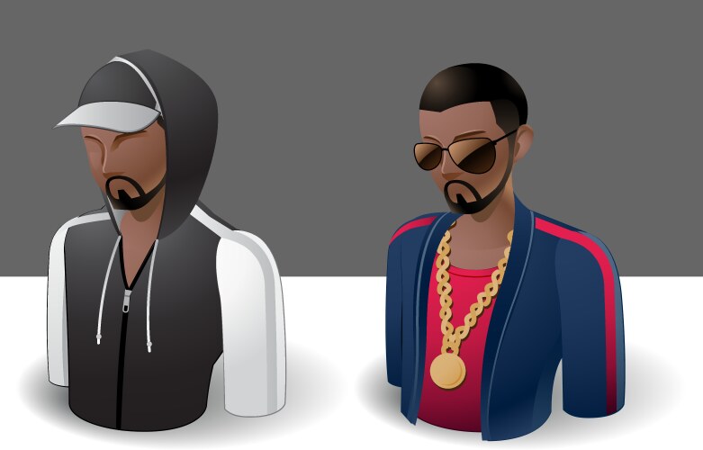 Men clothing icons Royalty Free Vector Image - VectorStock