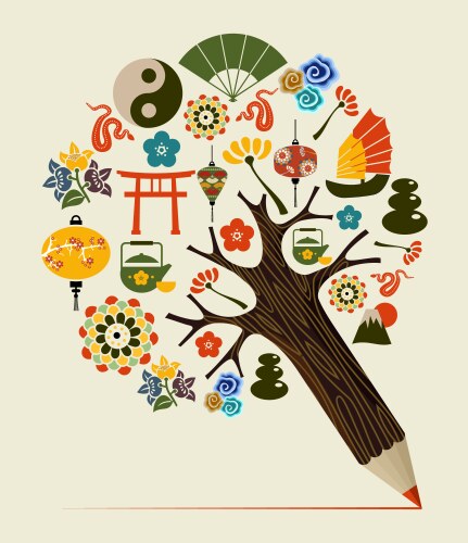 Family tree template for genealogy line isolated Vector Image