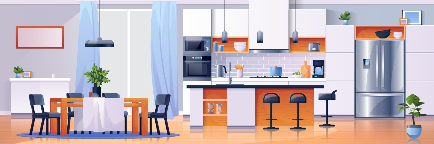Kitchen Cartoon Vector Images (over 140,000)