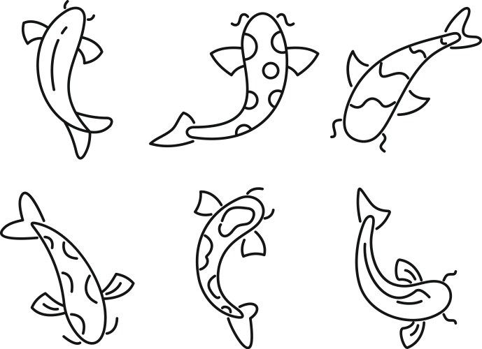 Carp Outline Vector Images (over 1,800)