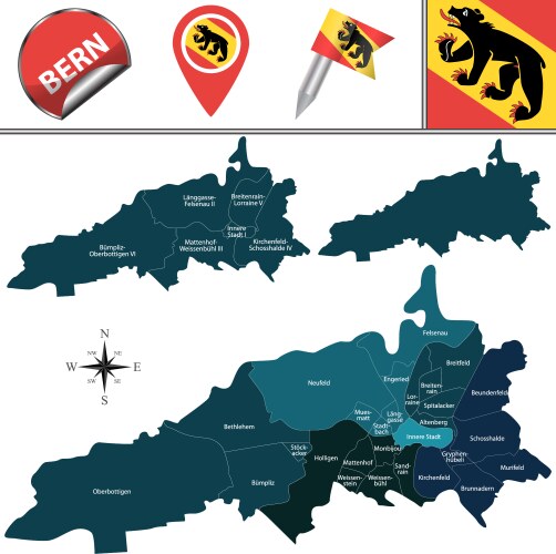 Switzerland with title Royalty Free Vector Image