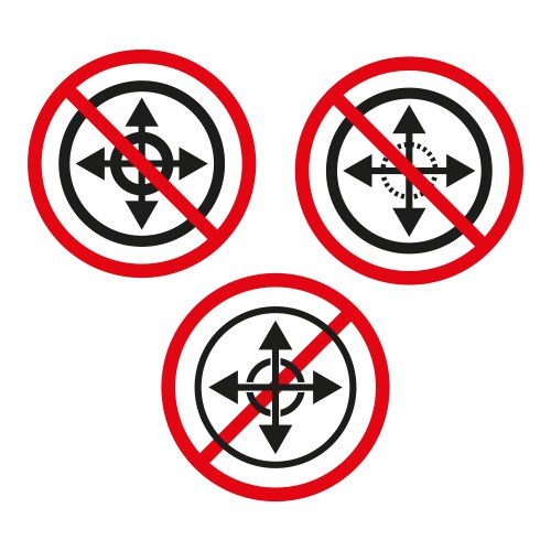 No littering symbol waste disposal prohibition Vector Image