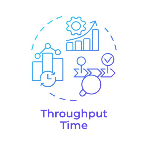 Tissue engineering blue gradient concept icon Vector Image