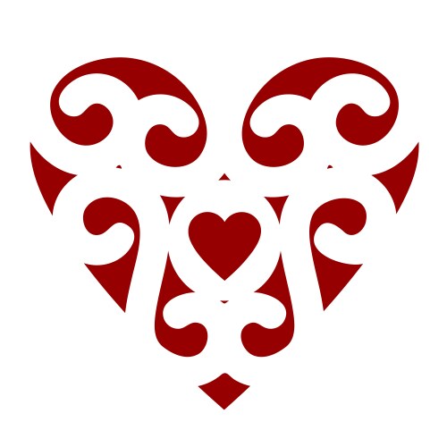 Wedding laser cut Royalty Free Vector Image - VectorStock