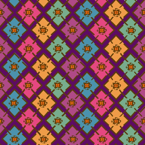 African vibes seamless pattern in ethnic tribal Vector Image