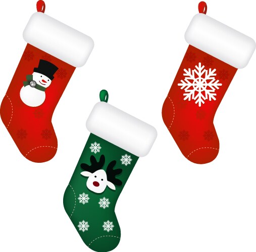 Colorful set of red color objects visual Vector Image