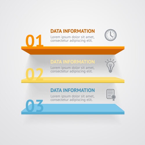 Empty modern store 3d shelves for product shop Vector Image