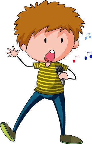 Singer Royalty Free Vector Image - VectorStock