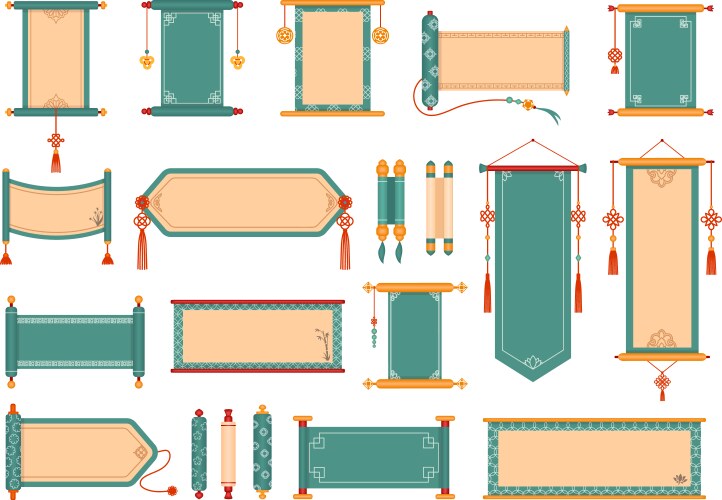 Chinese traditional architectural and cultural Vector Image