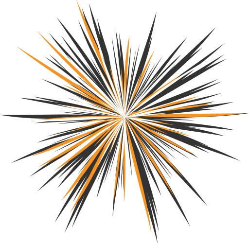 Abstract star explosion Royalty Free Vector Image