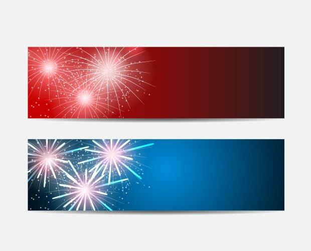 Fireworks Banner Background Vector Images (over 21,000)