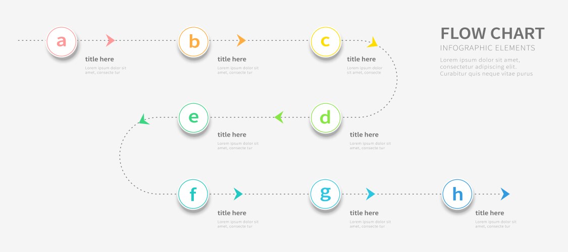 Industrial planning infographic template Vector Image