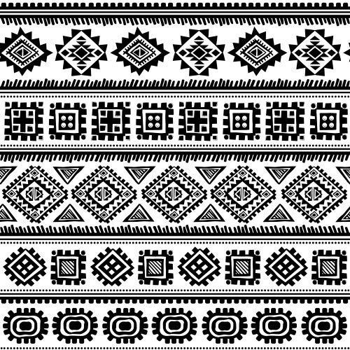 Hand drawing ethnic pattern Royalty Free Vector Image