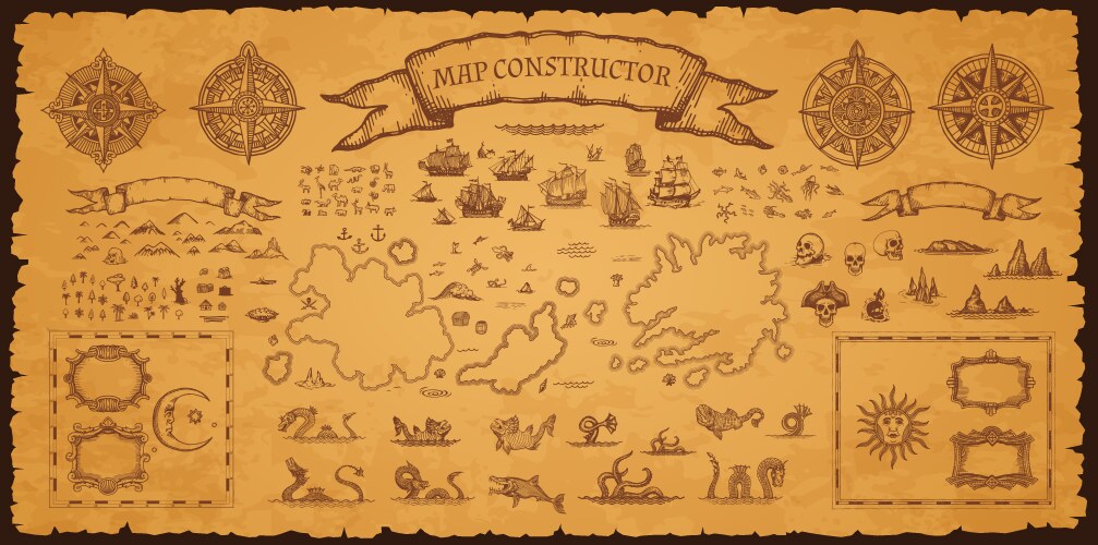 Pirate Map Vector Images (over 8,700)