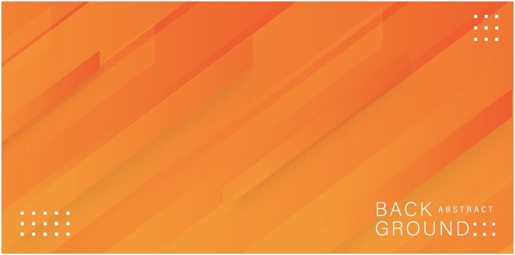 Abstract orange background with diagonal Vector Image