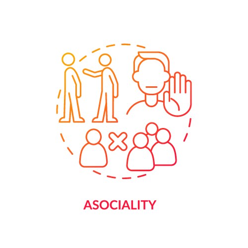 Natural disruptions red gradient concept icon Vector Image