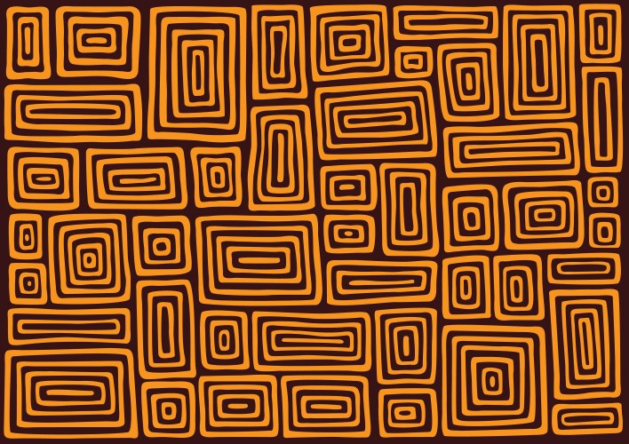 Australian aboriginal colorful geometric art Vector Image