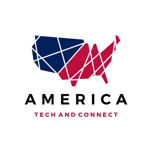 Geometric Africa Tech Connection Logo – Royalty-Free Vector | VectorStock