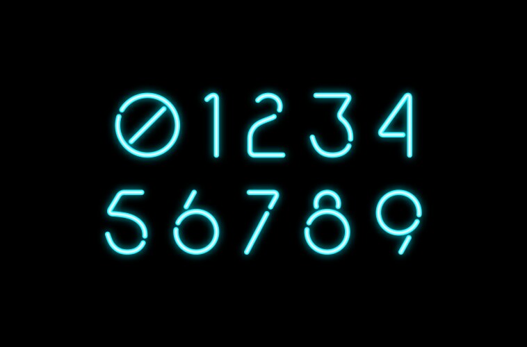 Neon alphabet Royalty Free Vector Image - VectorStock