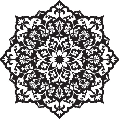 Persian pattern seamless persian pattern Vector Image