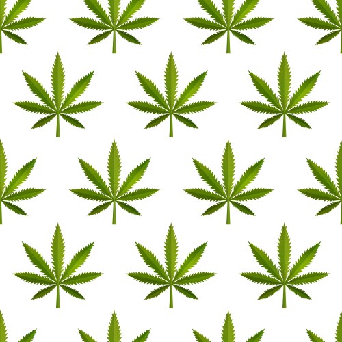 Cannabis Leaf Pattern – Royalty-Free Vector | VectorStock