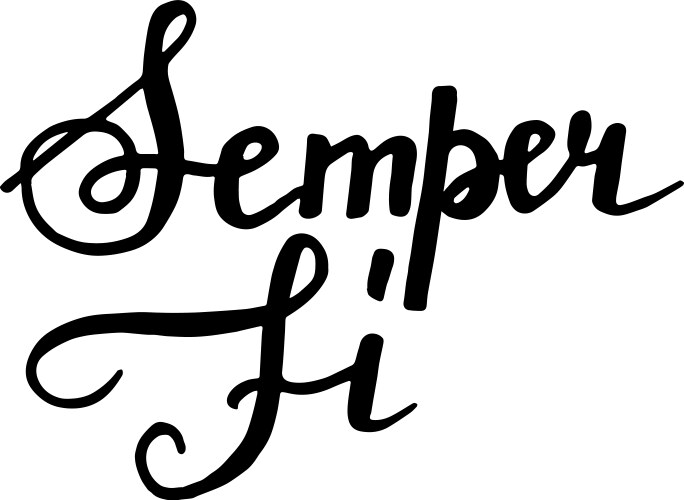 Semper Fi Vector Images (6)