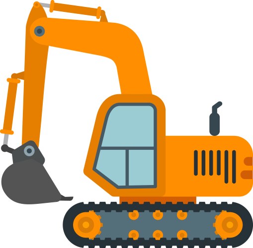 Excavator Royalty Free Vector Image - VectorStock