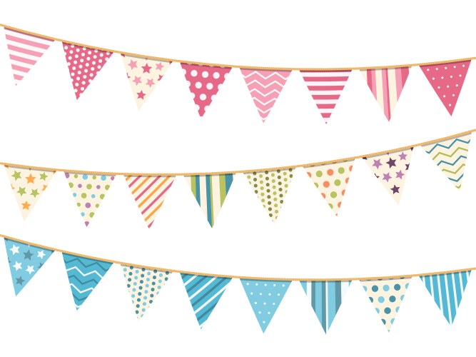 Bunting Royalty Free Vector Image - VectorStock