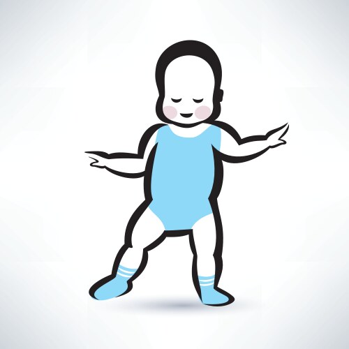 First steps 2 Royalty Free Vector Image - VectorStock