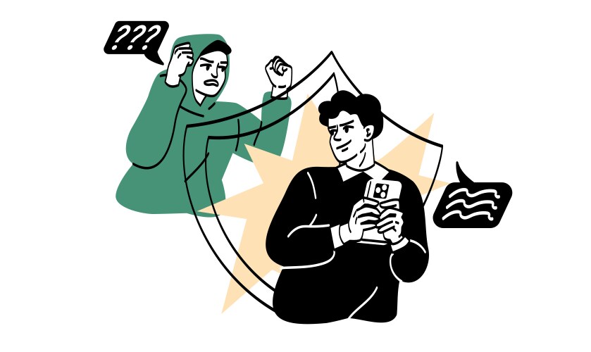 Internet fraud and scam Royalty Free Vector Image