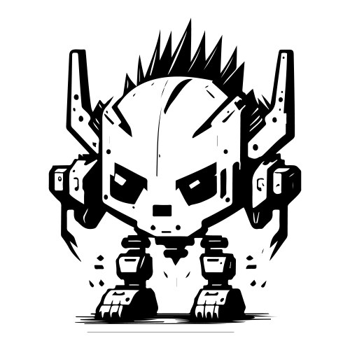 Scary Robot Vector Images (over 550)