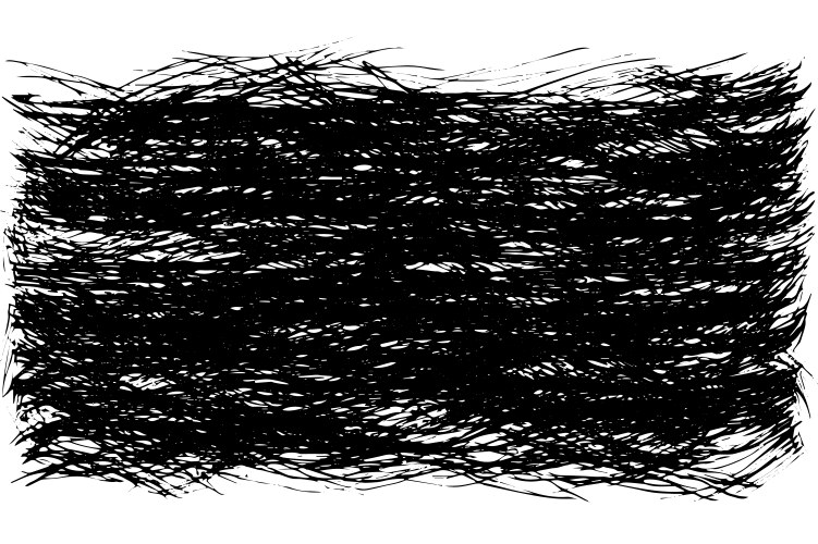 Scribble grunge texture square abstract Royalty Free Vector