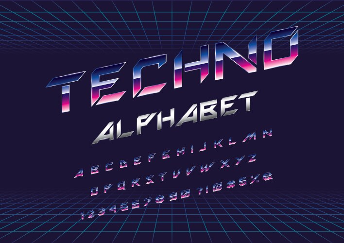 Stylized font Royalty Free Vector Image - VectorStock